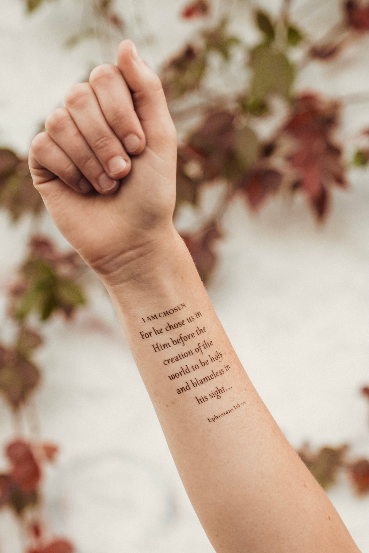 Armed With Truth Temporary Tattoos